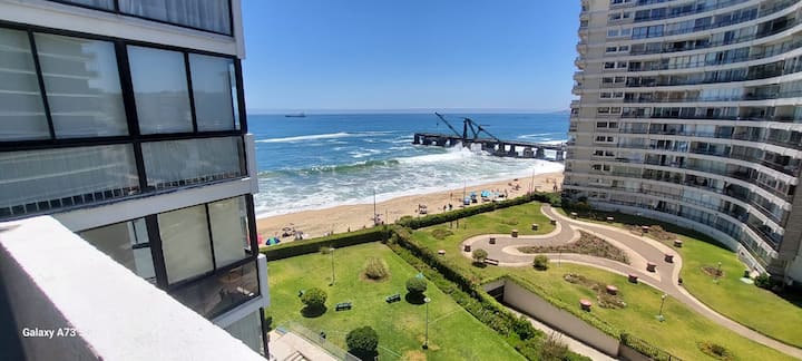 Viña Moderno Y Remodelado Sobre La Playa Vista Mar - Viña del Mar