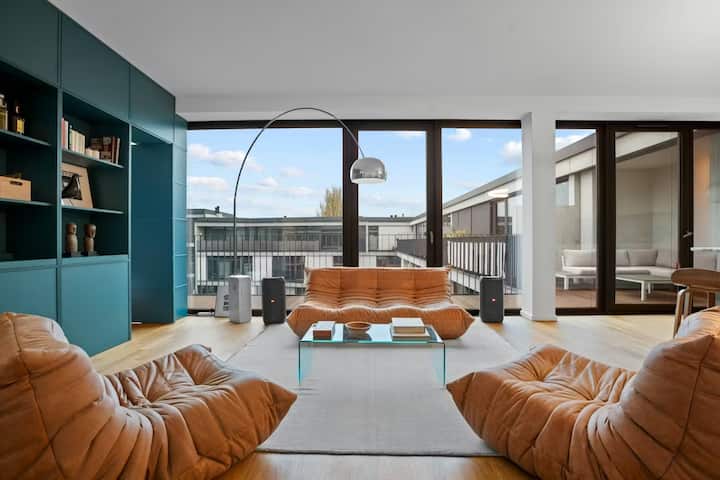 Penthouse Designer | Lumineux Et Tranquille - Berlín