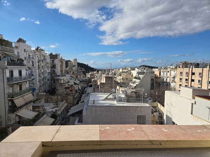 Acropolis View Mini Penthouse Studio - Athens