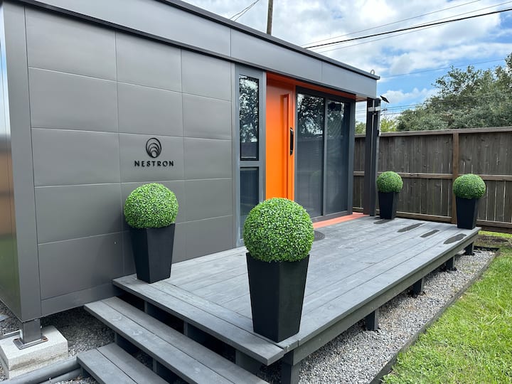 Futuristic Tiny Home Retreat - Private & Gated - Houston, TX