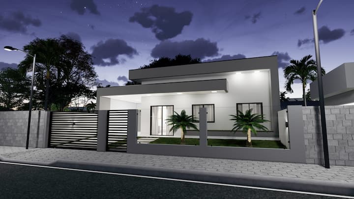 Casa Nova Com Piscina, Wi-fi E Churrasqueira! - Matinhos