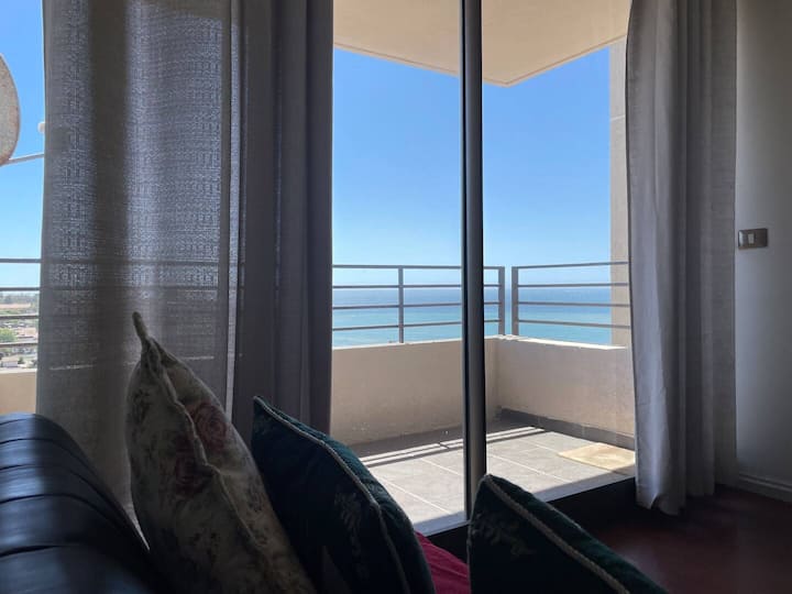 Depto Para Hasta 7 Pers. Con Vista Al Mar La Boca - Concón