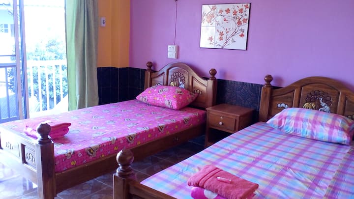 Air-con Room 2beds For 2 Persons - Thani