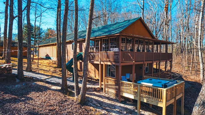 New! Quiet Cabin For Large Groups W/epic Amenities - Monteagle, TN