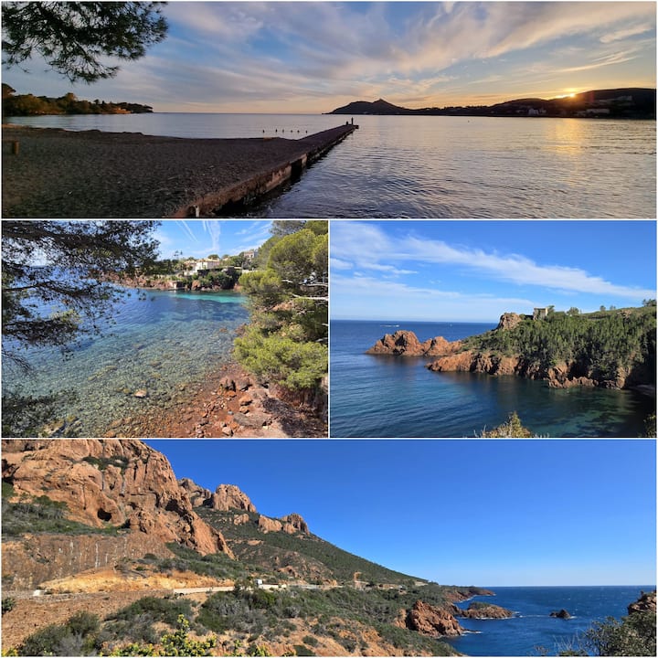 Maison Provençale à 450m De La Plage - Agay