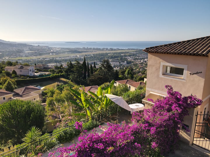 Villa Piscine Vue Mer Imprenable - Mandelieu-la-Napoule