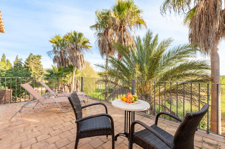 Doble, Terraza, Desayuno, Piscina Comunitaria - Campos