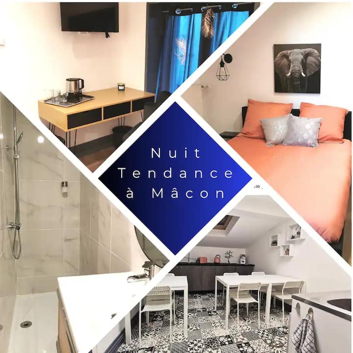 Nuit Tendance Mâcon – Chambre Cosy Centre-ville 4 - Mâcon