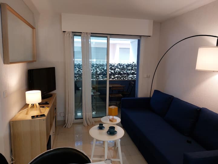 Beau 2p Plein Centre, 2min Plage - Plage du Borrigo (Menton)
