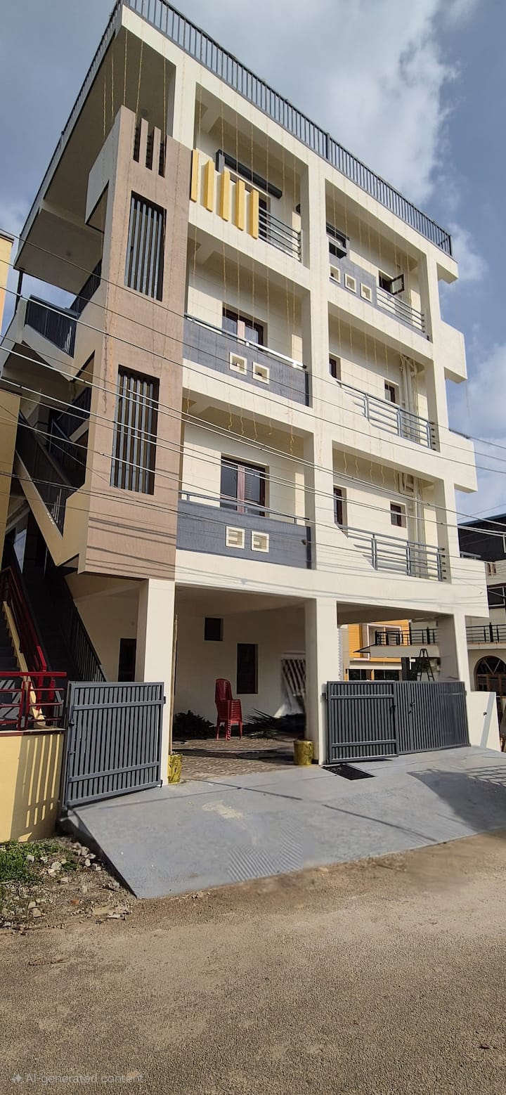Home Like Stay. 2f 1bhk Spacious Service Apartment - Chikmagalur