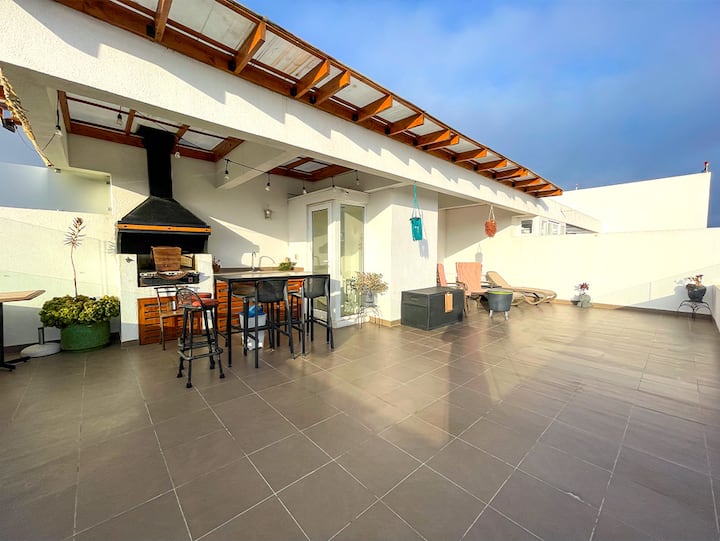 Espectacular Terraza Privada - Valparaíso