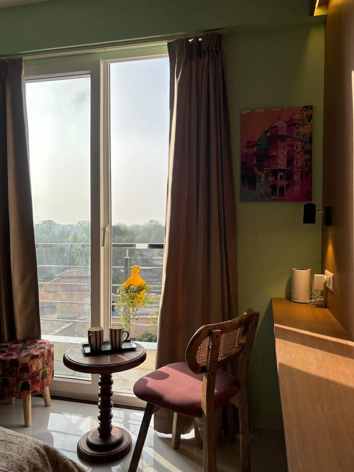 Pinkcity View-pvt Studio@citycentre+wifi+parking - Jaipur