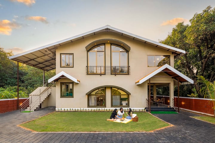 Areca Breeze - 5 Bhk W/private Pool - Alibaug - Alibag