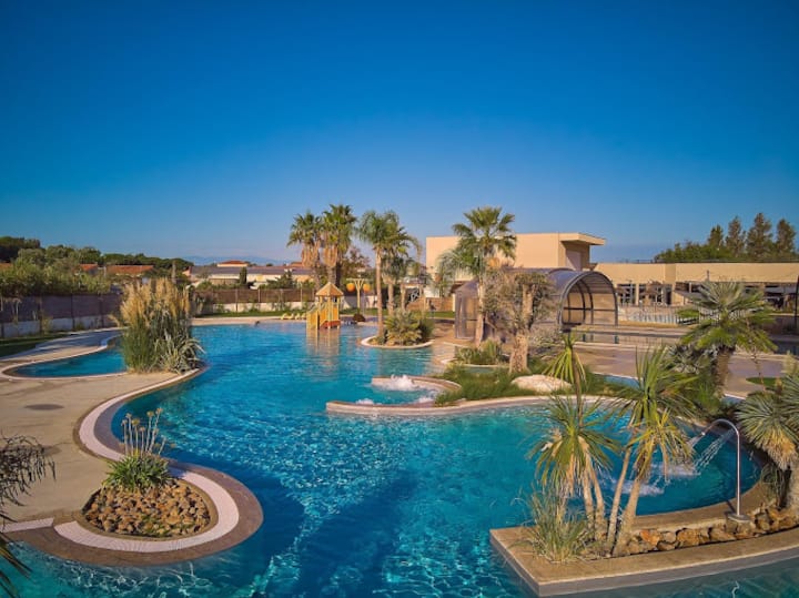 Mobil Home Camping Les Dunes 5 éToiles 6 Personnes - Torreilles