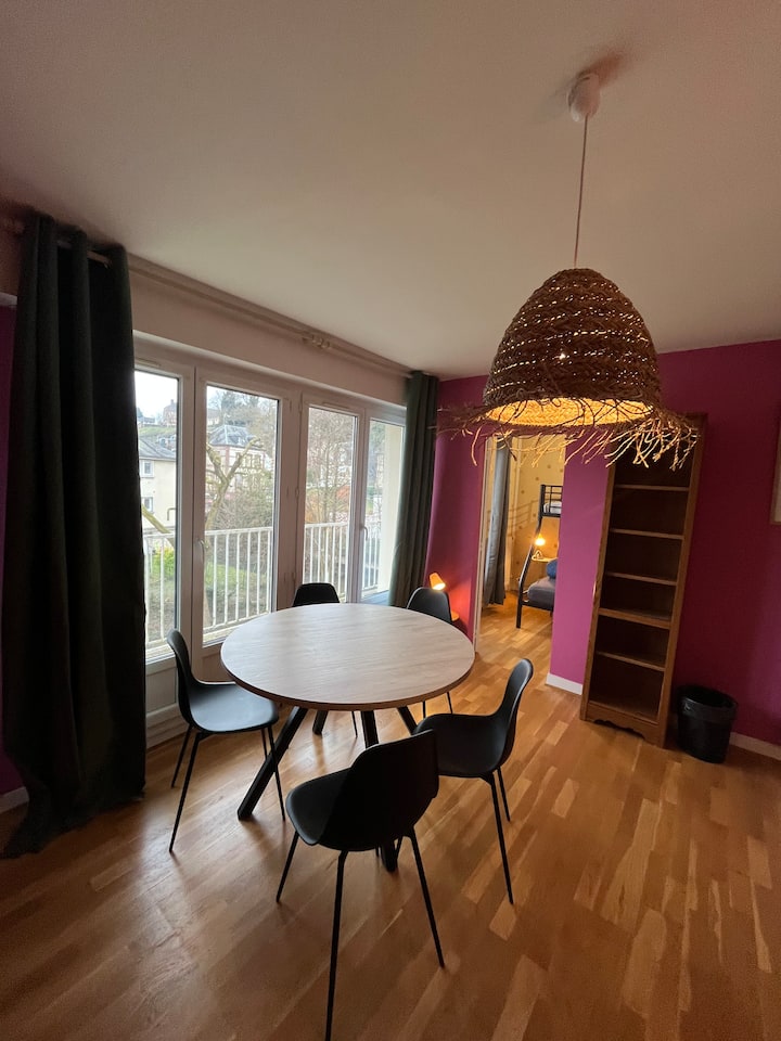 2p Balcon Pkg Calme Soleil Vue - Lisieux
