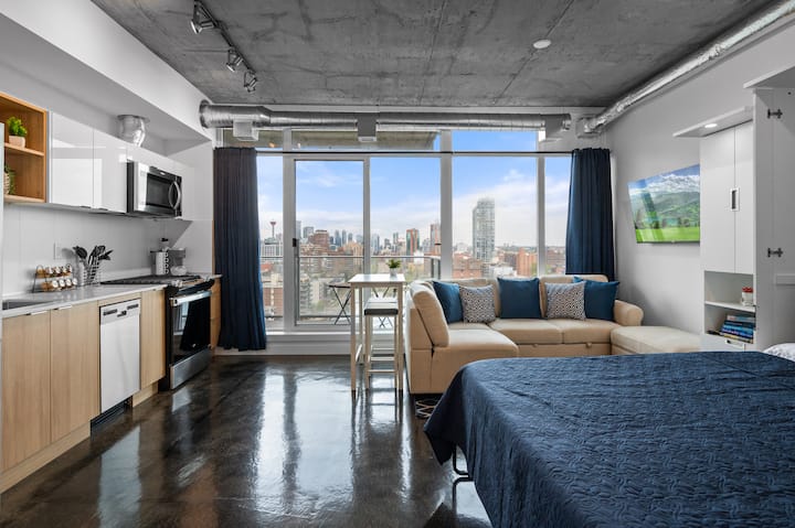 Calgary Tower Views | Bright Studio | Ac - Calgary