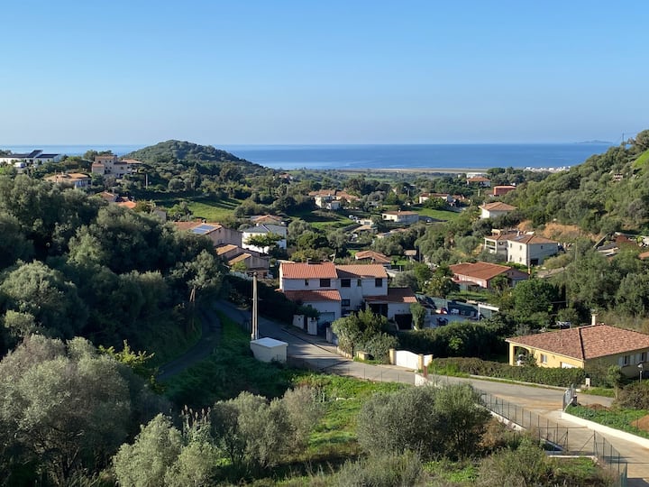 Villa Neuve Tout Confort Vue Mer Piscine Chauffée - Ajaccio