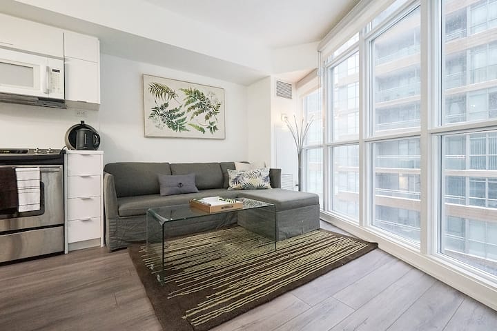 Cute 1br+study+balcony 10 Mins Walk2 Cntower - Toronto