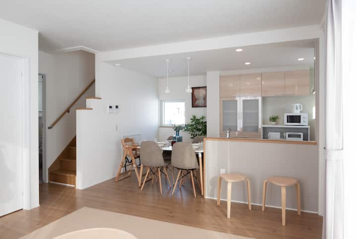 Family-friendly/9guests/15 Min Drive To Ski Resort - Asahikawa