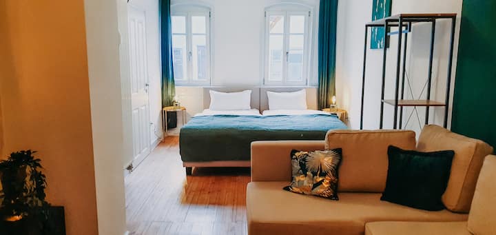 2 Br Altstadt Wohnung Balkon M. Aussicht, Tv, 5 P. - Schwäbisch Hall