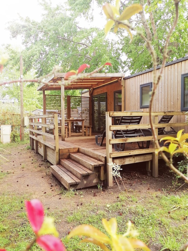 Mobil-home 6 Personnes Dans Camping 5* Biscarrosse - Biscarrosse