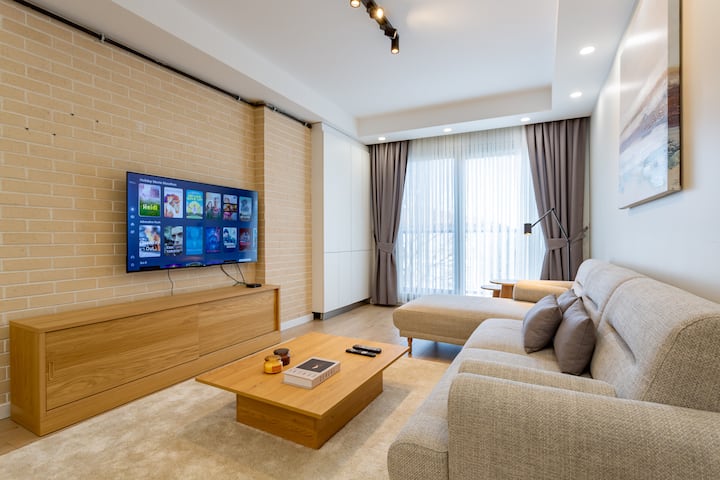 Contemporary Living: 2br Flat In Okmeydanı - イスタンブール