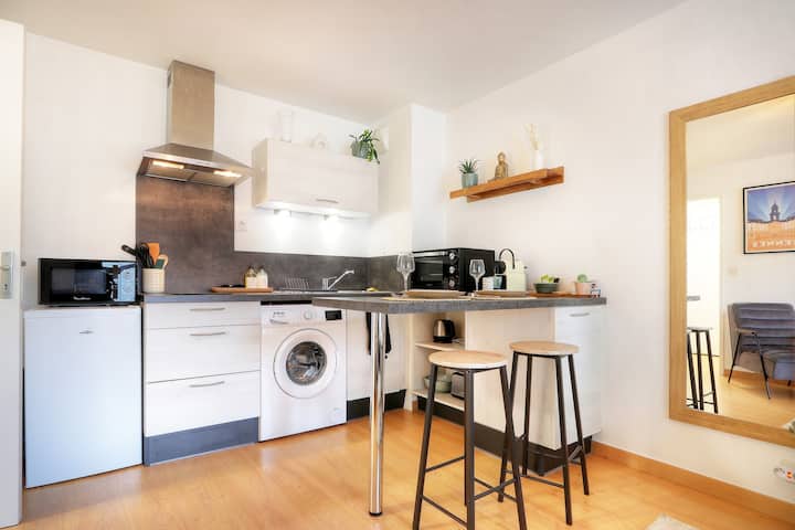 Ty Calme - Studio Cosy Avec Parking / Mabilais - Saint-Jacques-de-la-Lande