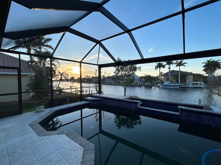 Executive Waterfront Pool Home - Punta Gorda, FL