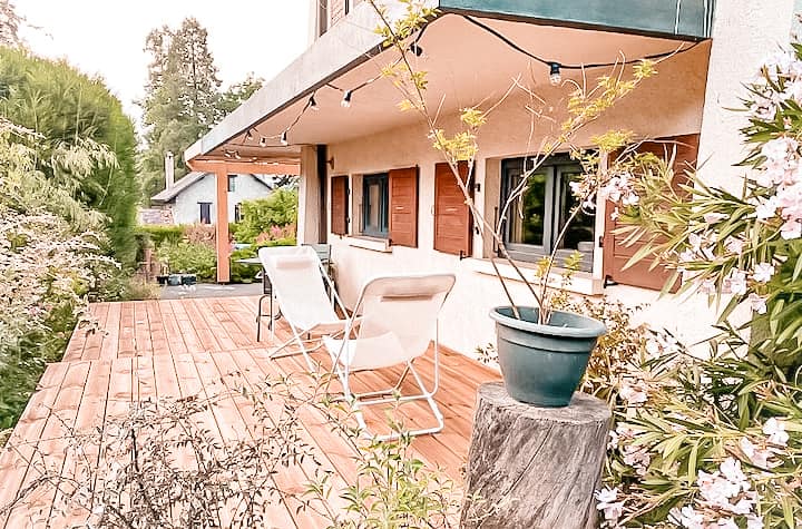 Studio Dans Villa Avec Jardin, Proche Lac, Thermes - Haute-Savoie