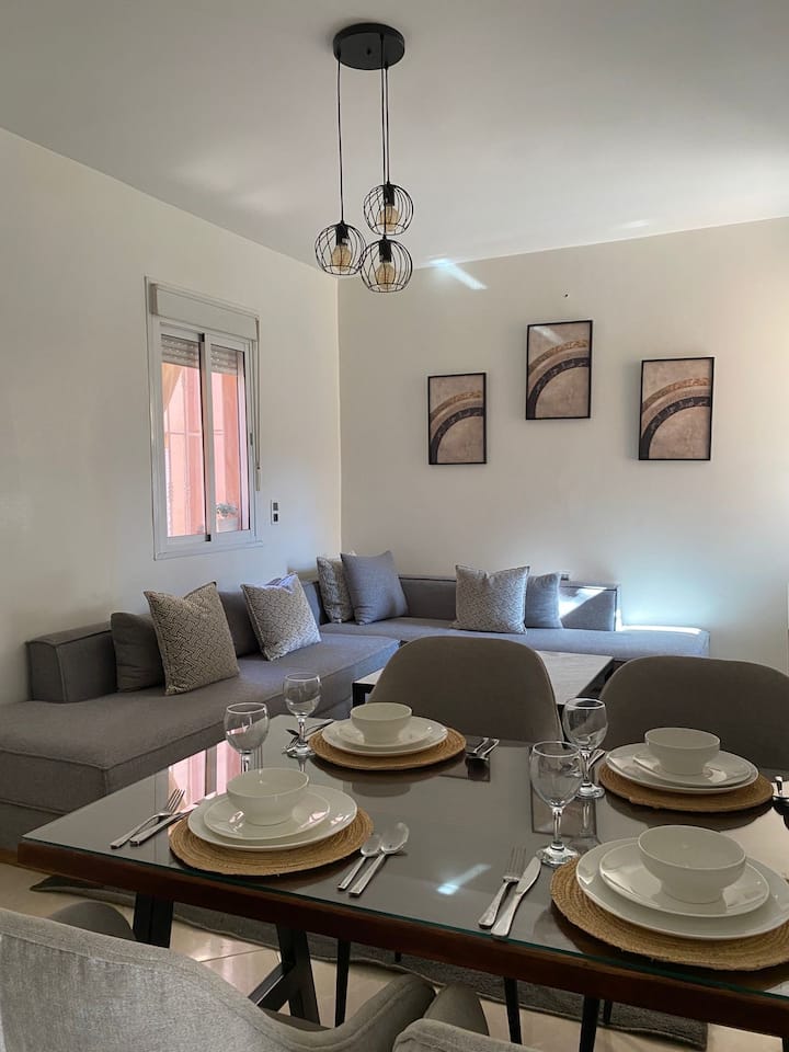 Appartement Moderne Avec 2 Chambres - Marrakesh