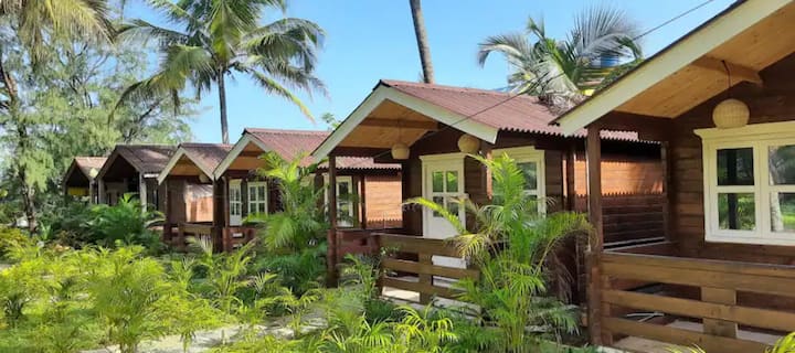3 Stylish Cottages With Pool- 2mins Arambol Beach - Goa