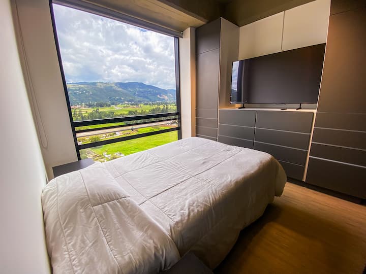 Apartaestudio En Chía Con Vistas Y Coworking - Chía