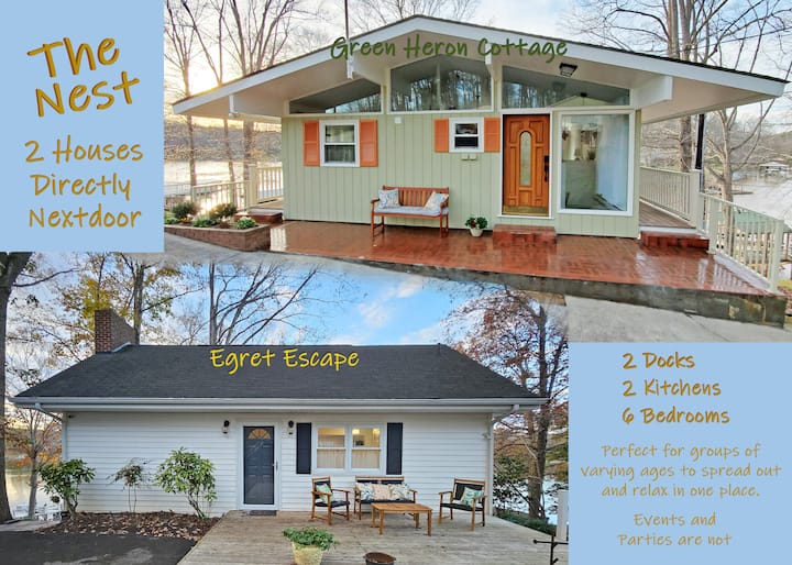 The Nest, 2 Lake Houses Nextdoor - Denver, NC