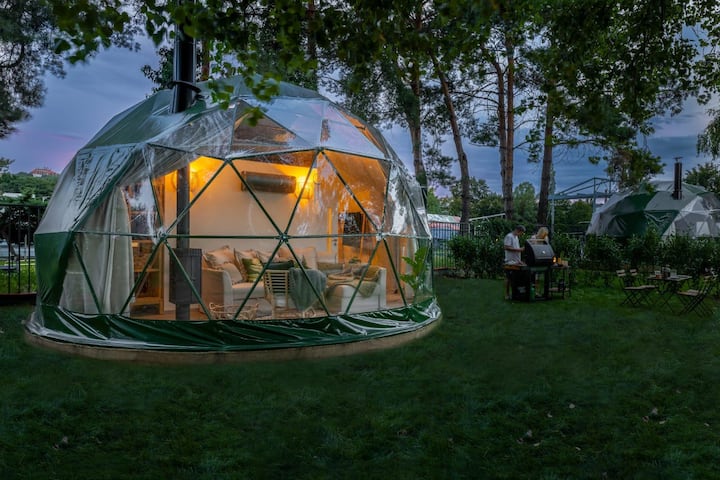 Glamping Dome W/ Private Jacuzzi - Prague