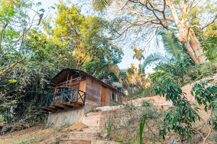 Cozy Rustic Cabin W/yoga Terrace Inside San Pancho - Lo de Marcos