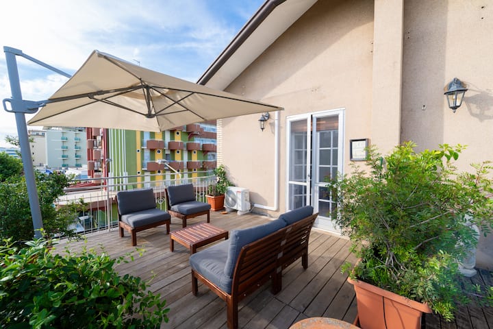 "Vintage N.4" Attico Lungomare Gatteo Mare - Cesenatico