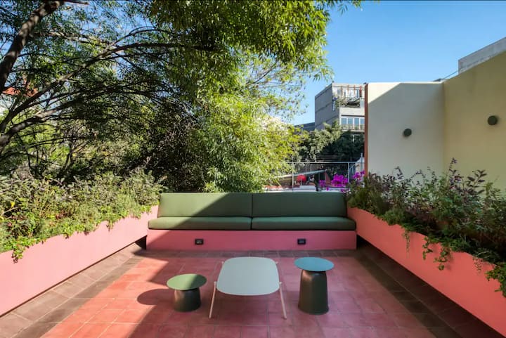 Iconic Art Deco Gem | 4 Suites & Rooftop | Condesa - メキシコシティ