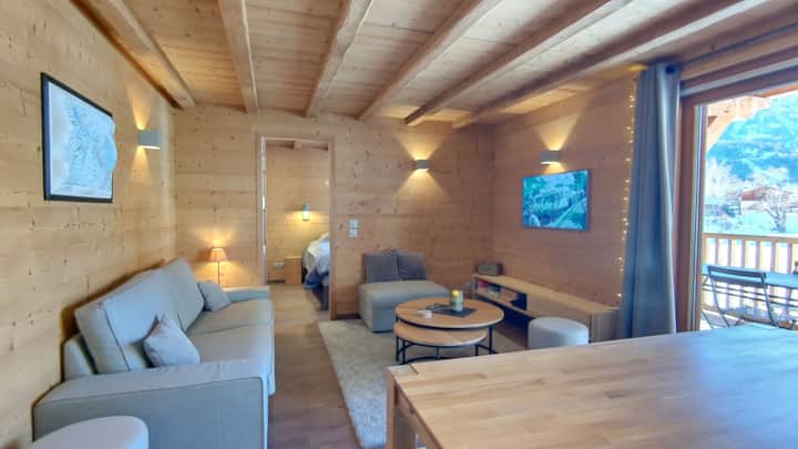 Appartement Neuf Style Chalet Idéal Familles - Le Monêtier-les-Bains