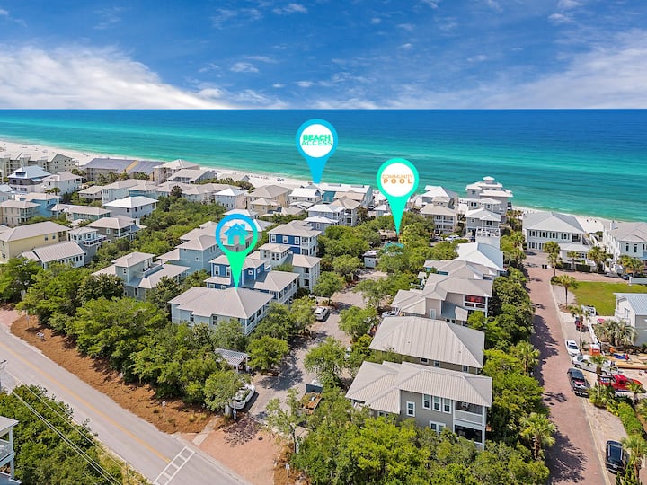 Near Seaside! Steps To Pool & Deeded Beach Access - Seaside, FL