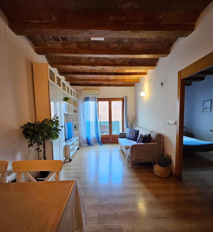 Flat With 2 Rooms And Private Terrace Min 32 Days - Barcelona