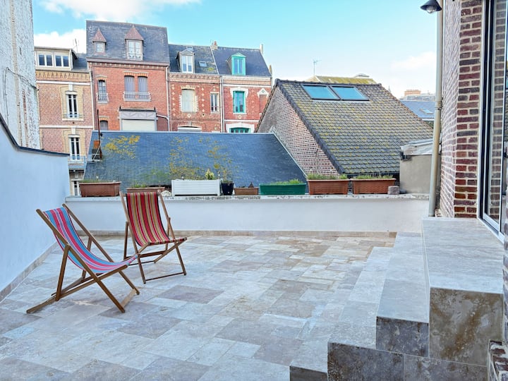 *Villa Ernest *8 Pers* 50m Plage - Criel-sur-Mer