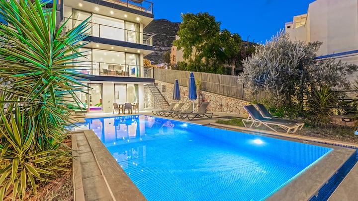 Luxury Villa With Sea View, Jacuzzi In Kas Kalkan - Kalkan