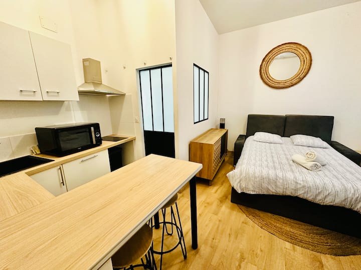 Studio Hypercentre Urbain Wifi Perpignan - Perpignan