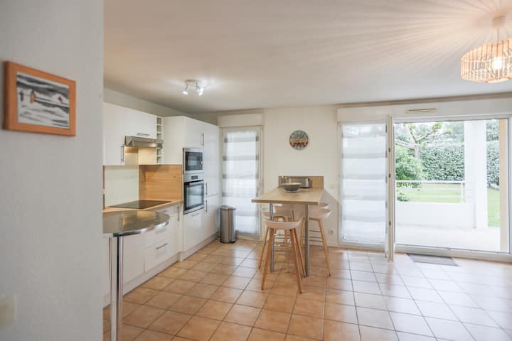 Appart Rénové, Plage 2 Min à Pied, Parking, Clim - Capbreton