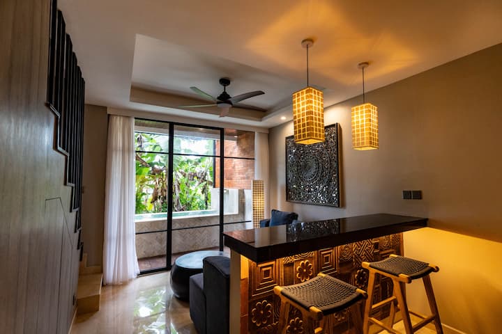 Canggu Calm Escape 1br Villa + Pool + Rooftop - Indonésie