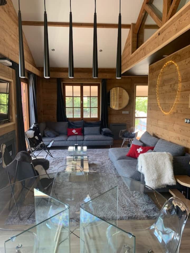 Chalet Combloux Megève Vue Mont Blanc Avec Sauna - Sallanches