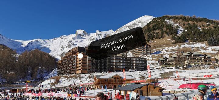 Apt.8 Pers La Foux D'allos, à 50m Des Cours De Ski - Pra-Loup