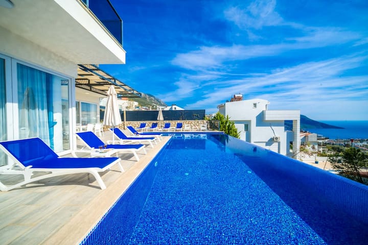 Villa In Kalkan Kızıltaşclose To The Centerseaview - Kalkan