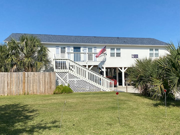 Sharks Shack Partial Ocean View Water Front - Edisto Beach, SC