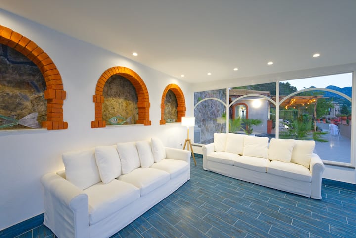 Villa Acque Blu - 3 Ensuite Bedrooms & Sea View - Costiera Amalfitana